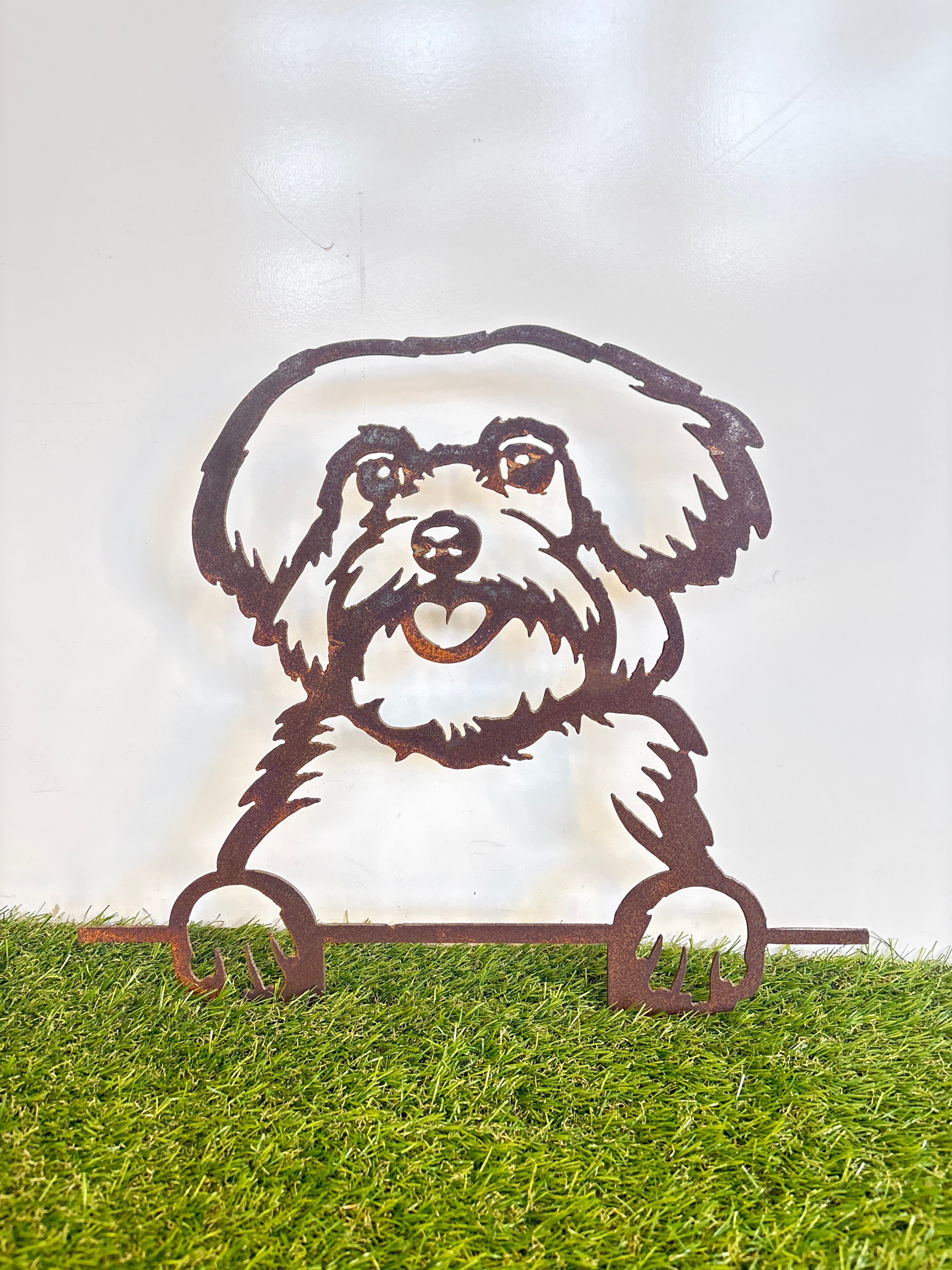 Maltese - Dog Memorial Plaque - Metal Art – Old n Dazed