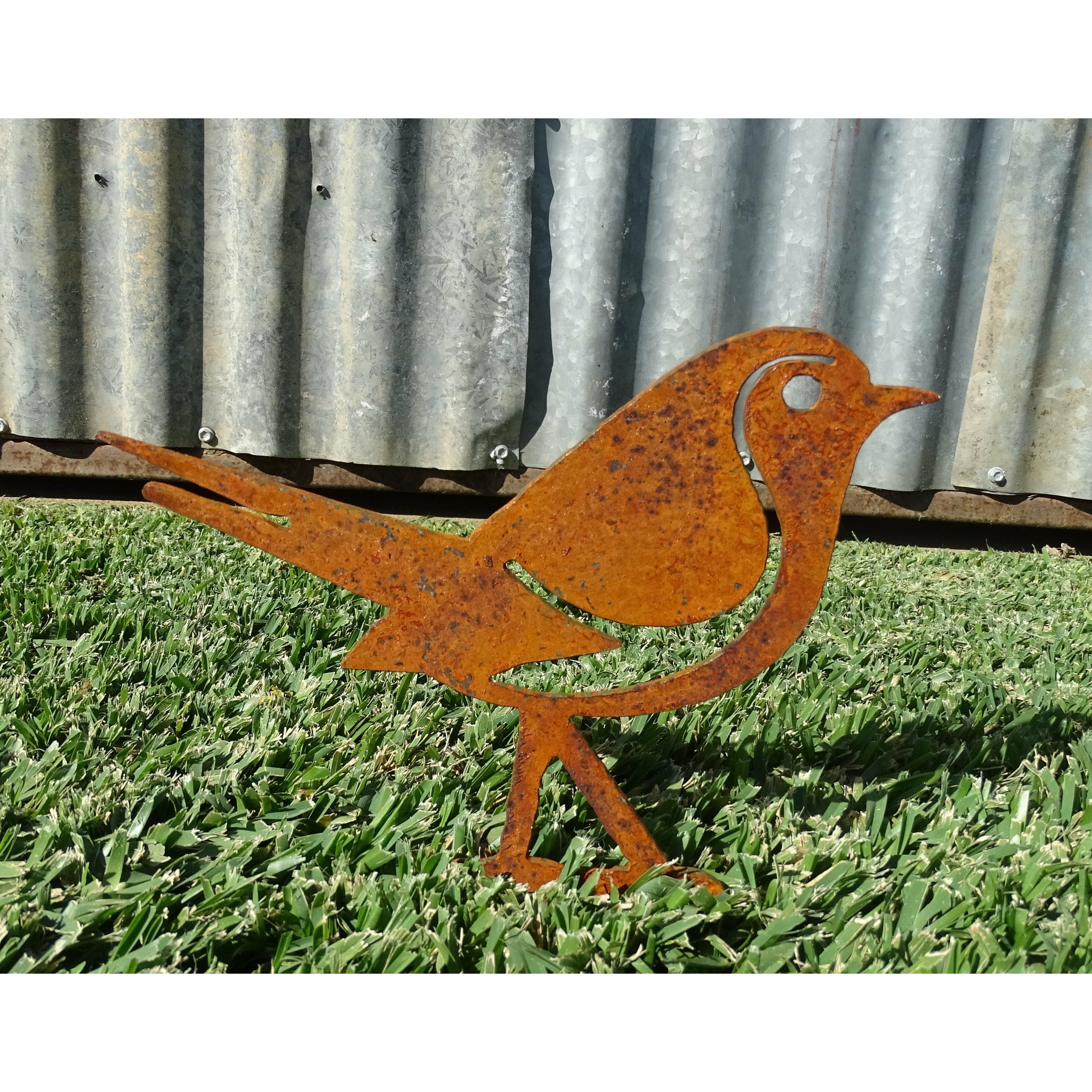 Bird Metal Garden Art Split Tail Design – Old n Dazed