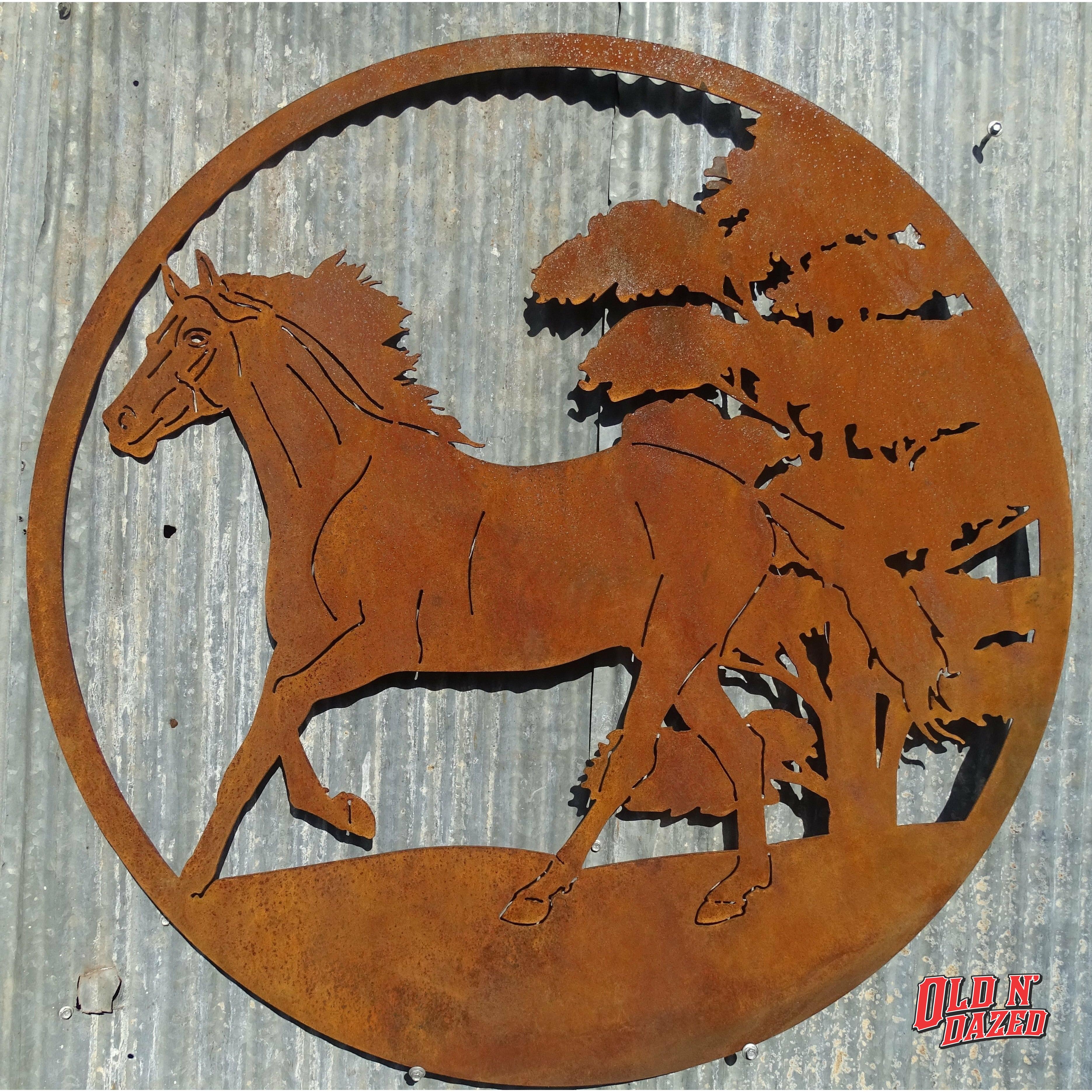 Horse Metal Art Patterns
