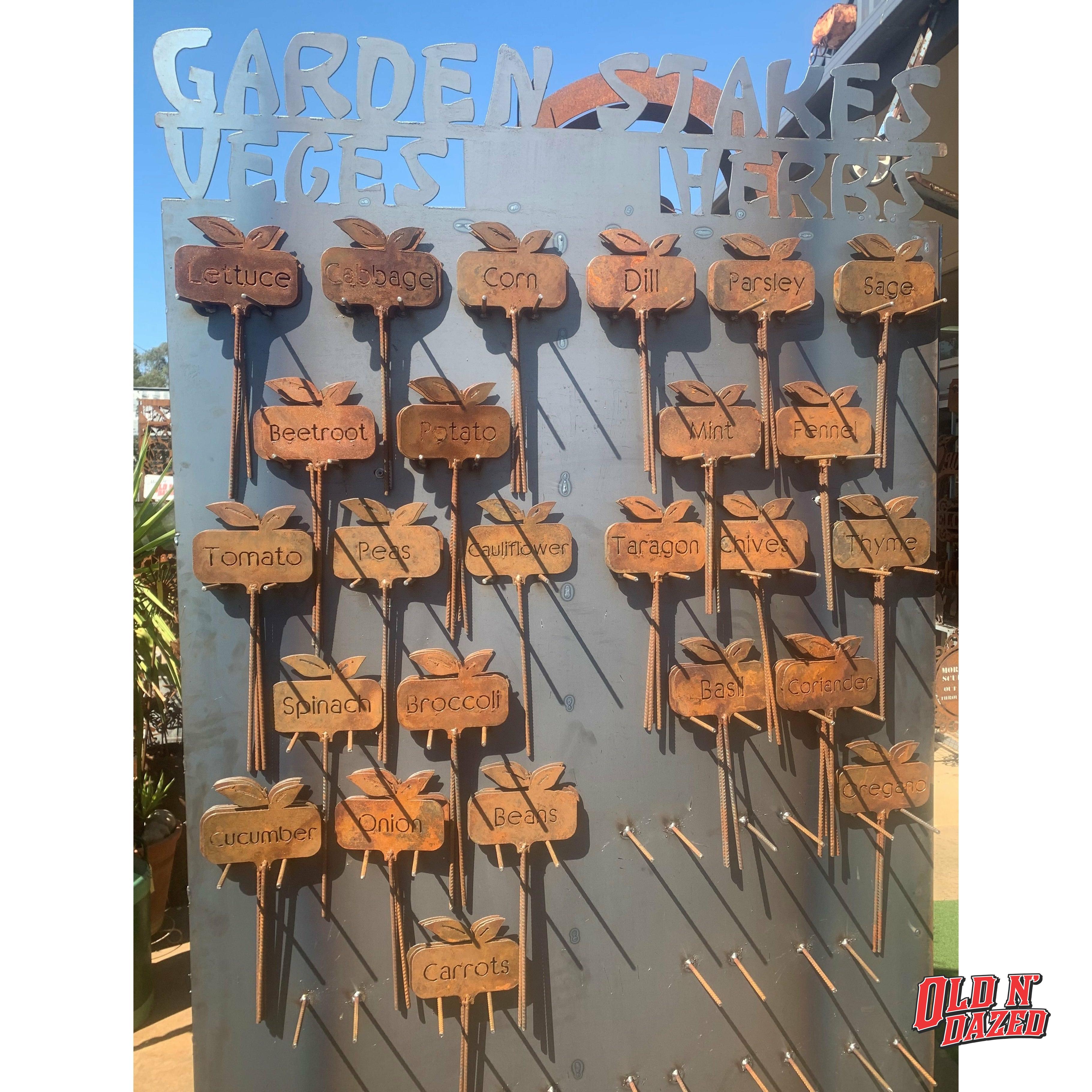 Metal Garden Stakes | Veggie Patch Signs – Old n Dazed